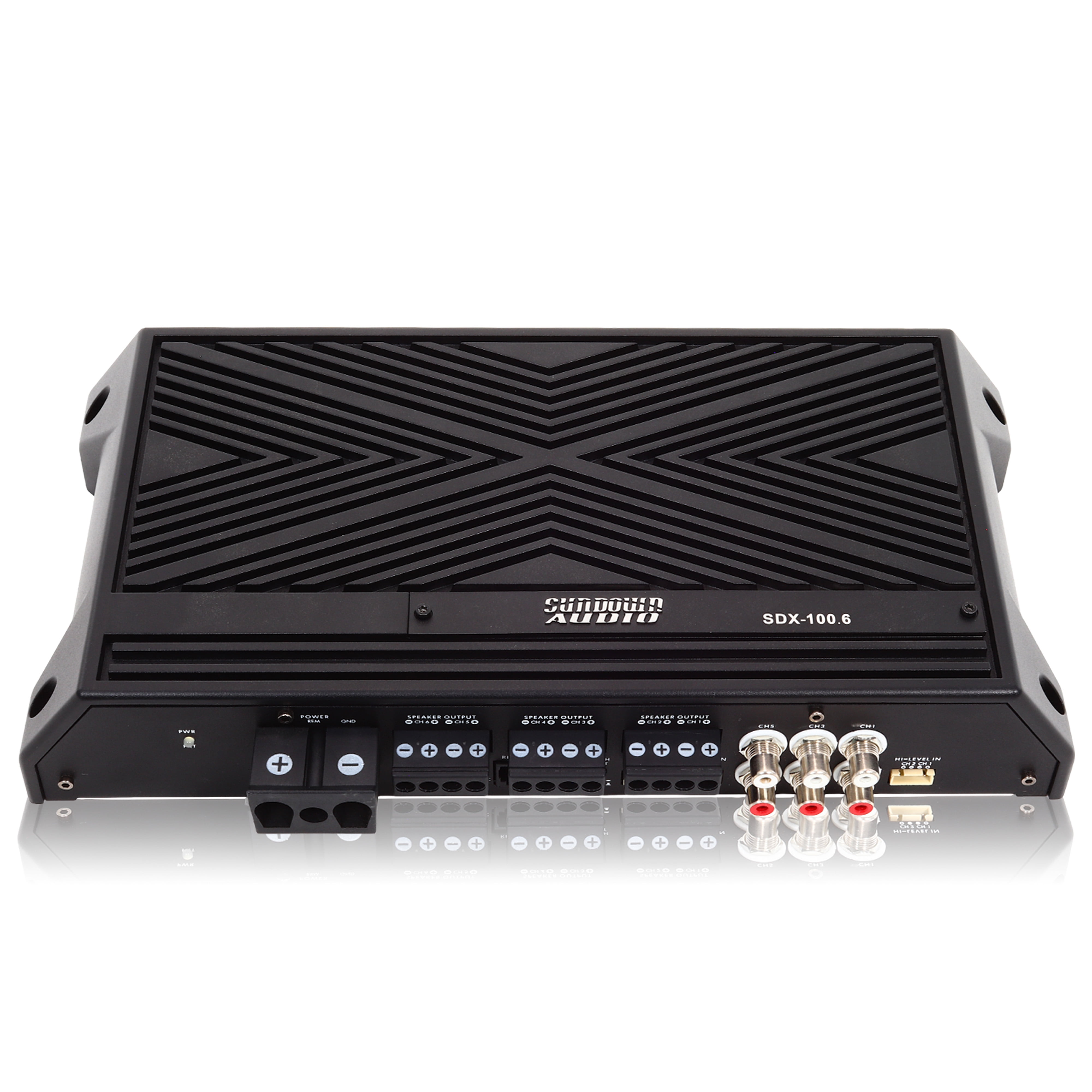 Sundown Audio Marine & Powersports 6Ch Amplifier 300W Full Range & Bass ...