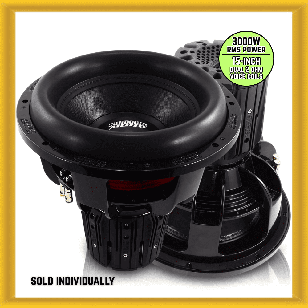 Sundown Audio NS-Series NS6 Version 6 15" 3000W RMS 2 Ohm Power Car Subwoofer - Walmart.com