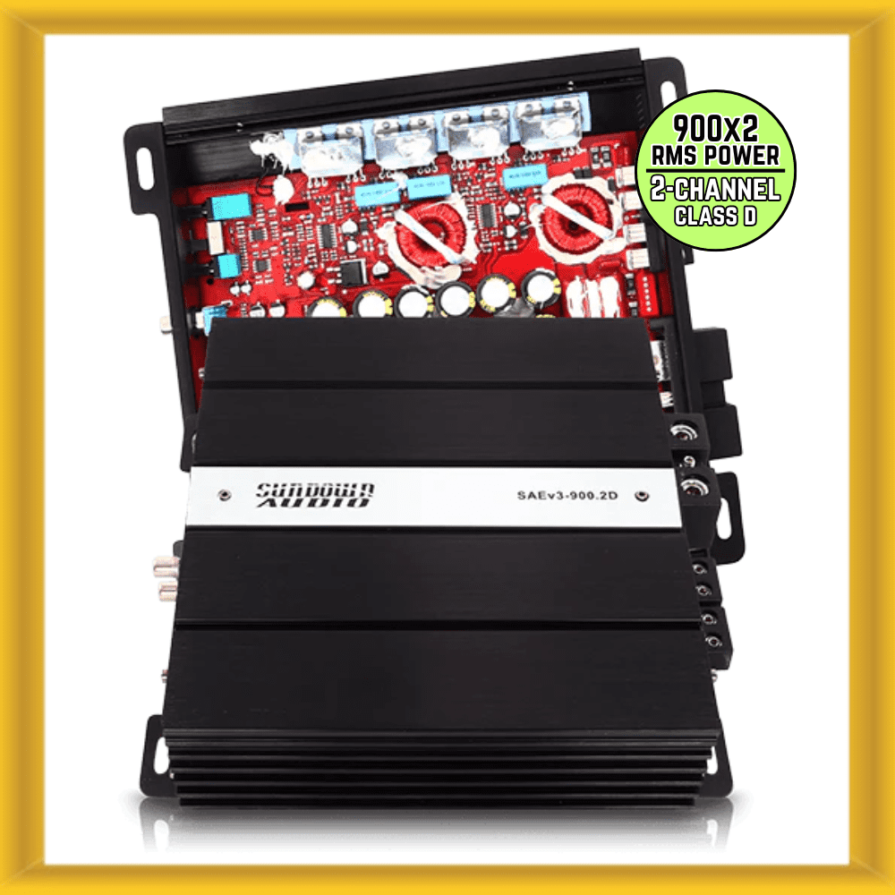Sundown Audio SAEv3-900.2 2-Channel 900x2 RMS Power Class D Car ...