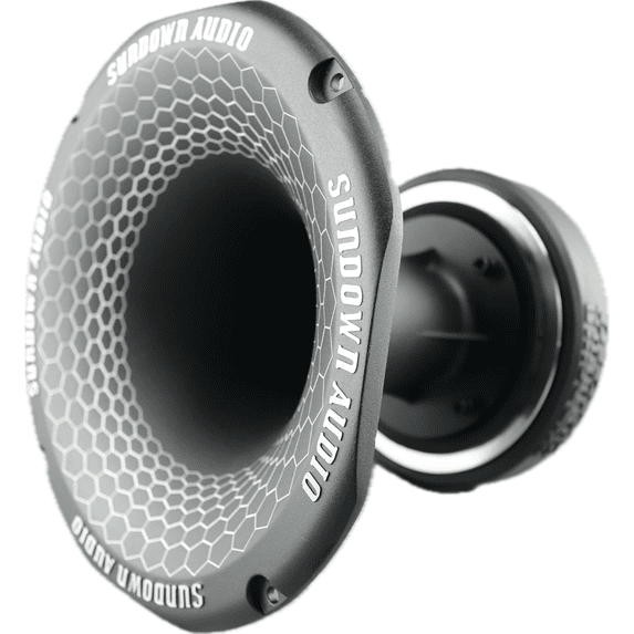 Sundown Audio SHFTL 2-inch Throat Super Horn with Ferrite Magnet Car ...