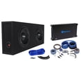 Sundown Audio SML-10 D2 Bundle: (2) 10 in Shallow Subwoofers, dB15 Mono ...