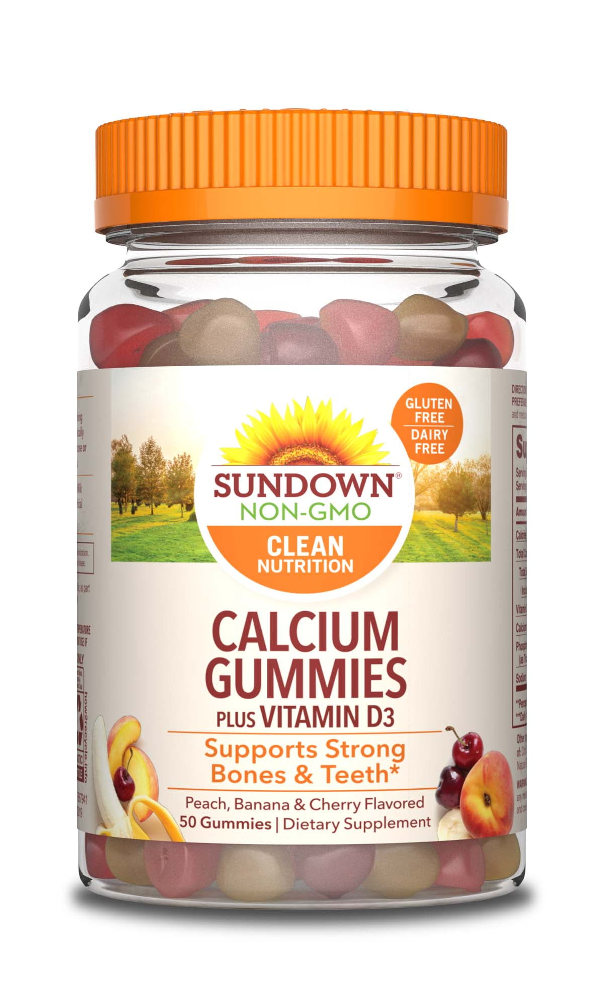Sundown Naturals Calcium Supplements, Gummies, 50 Count - Walmart.com