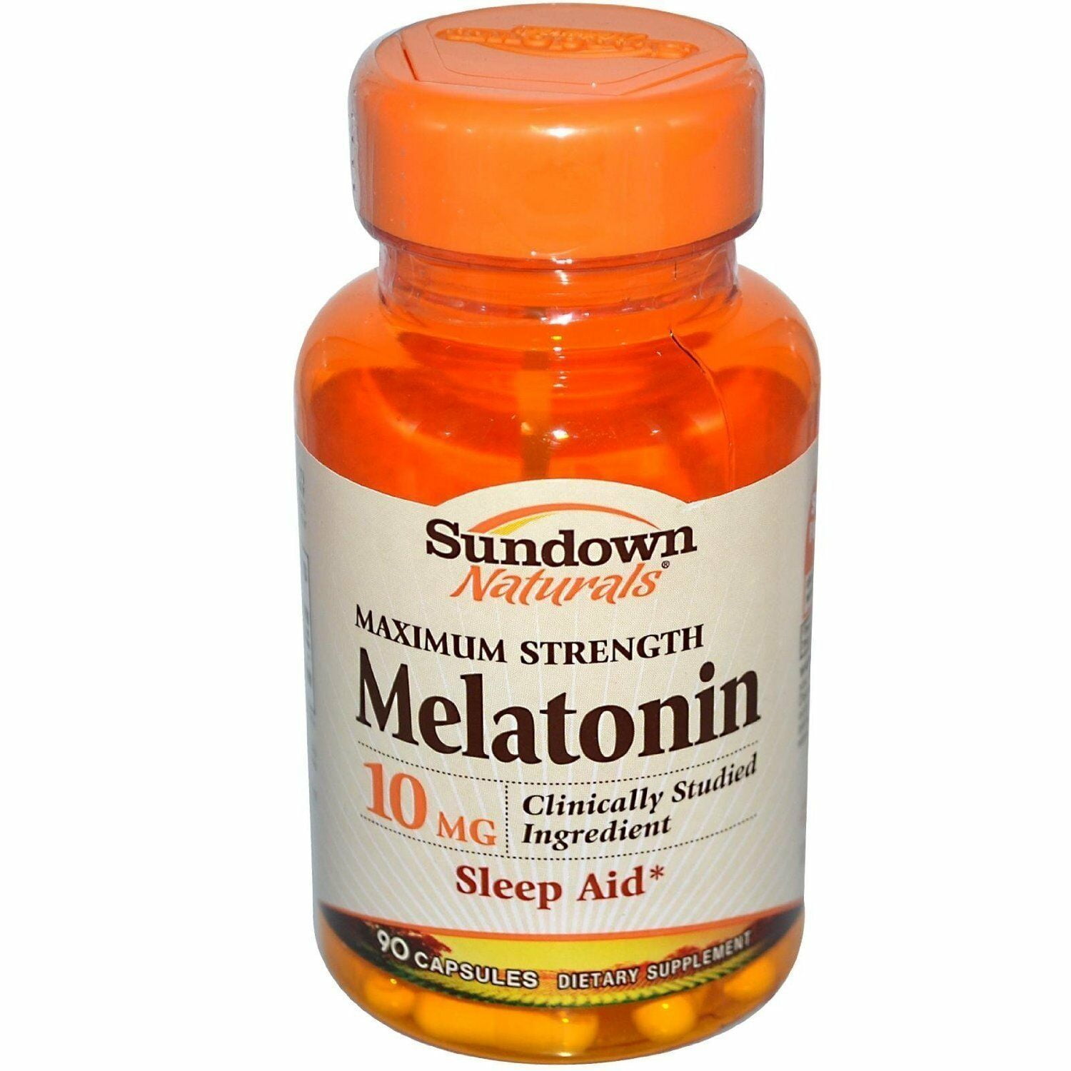 Sundown Naturals Melatonin 10mg Maximum Strength Sleep Aid 90 ct, 4 ...