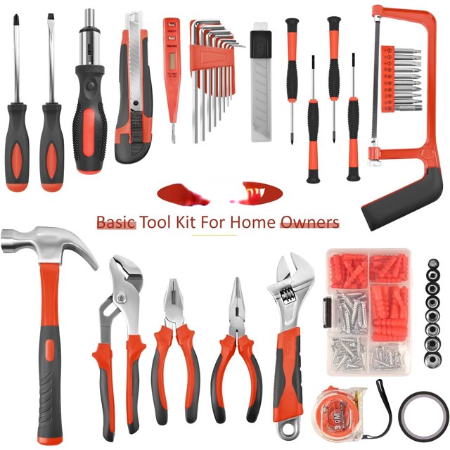 Sundpey Tool Kit 148-Pcs - Household Starter Hand Repair Tool Set with ...