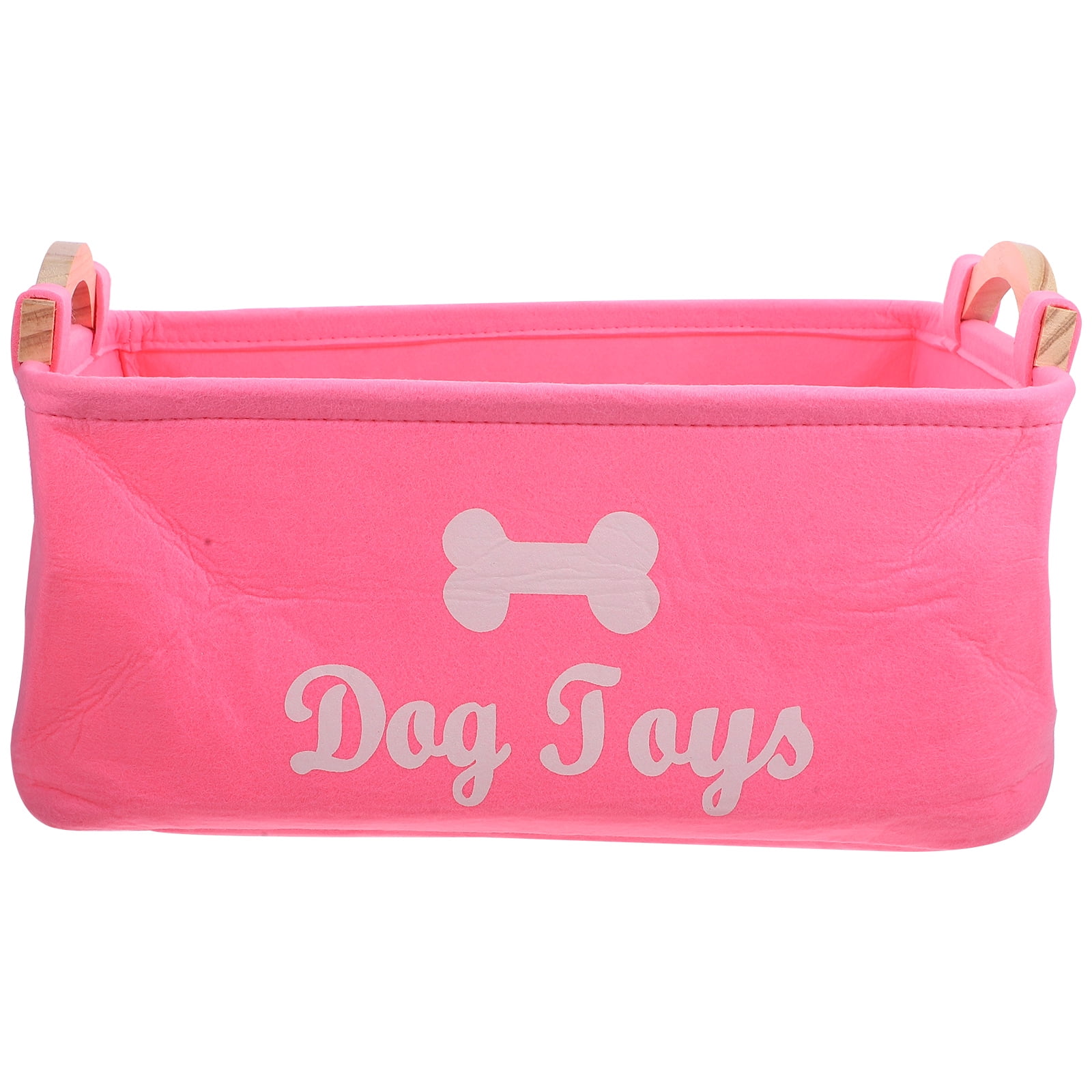 Dogs Hamper Pet Cloth Storage Box Felt Storage Box 38X25X18CM Red ...