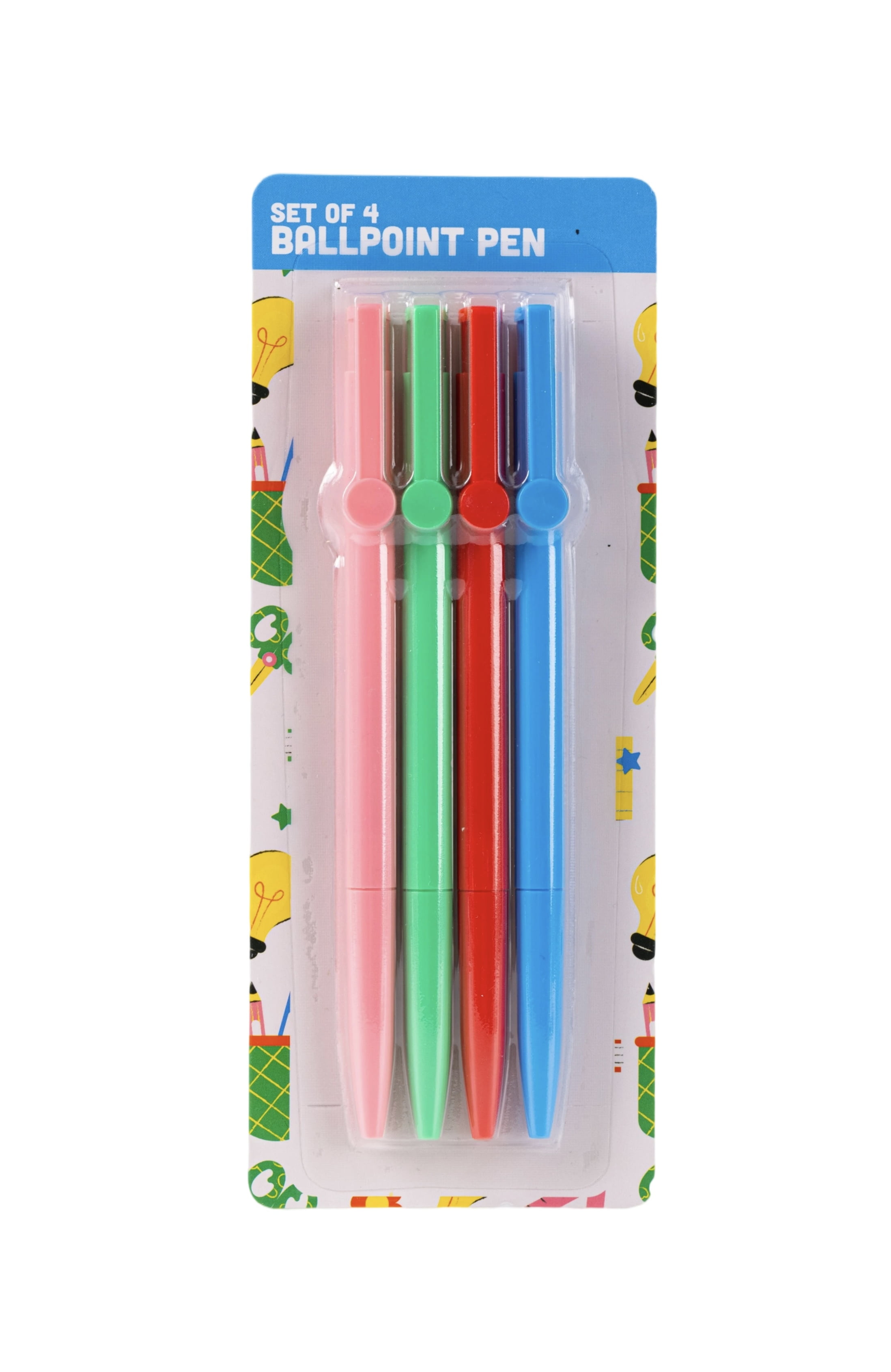 Sundries Packaging Ballpoint Pen, 4 count, 5.98 x 0.47 x 0.39 in ...