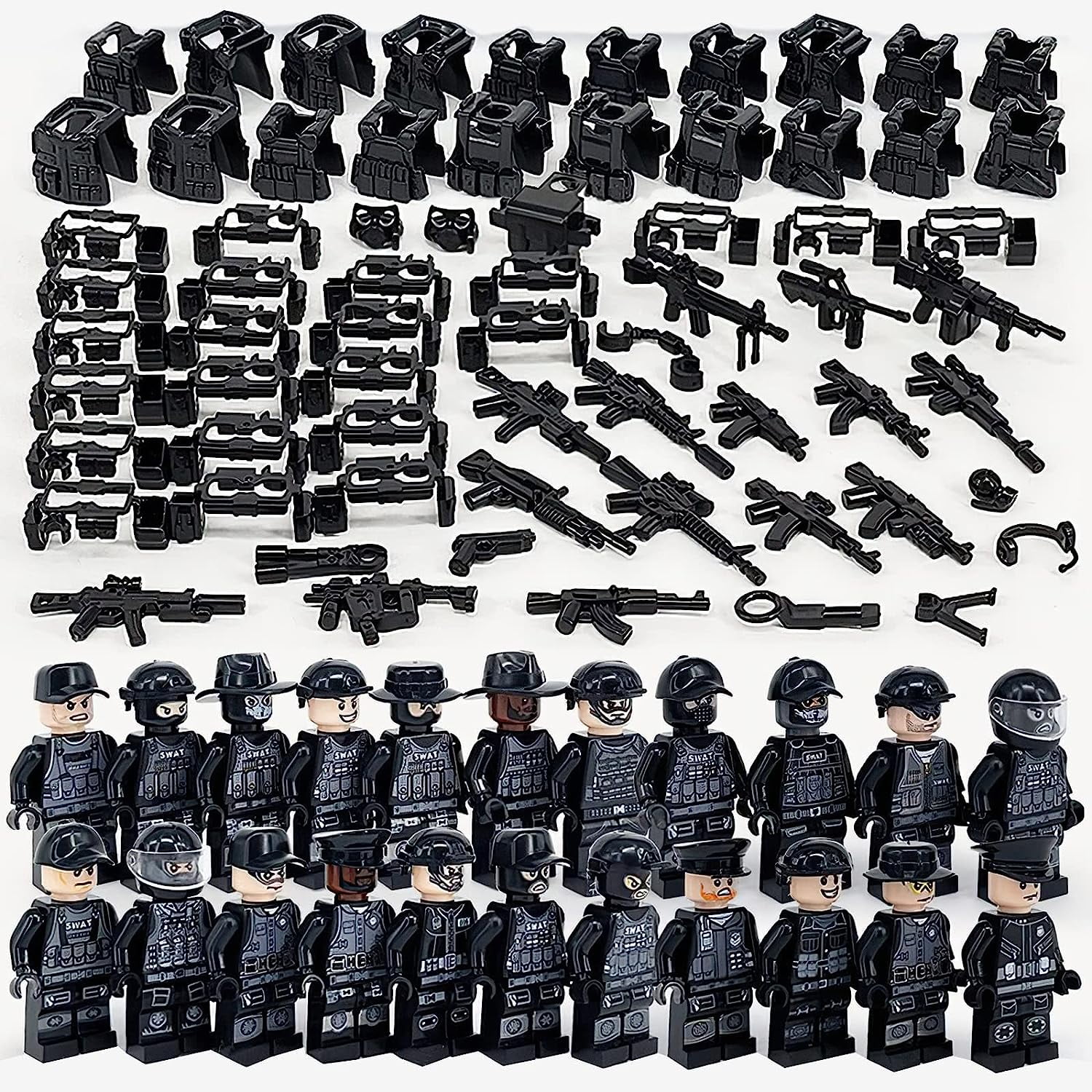 Sundro 92 Pcs Figure Playset, Minifigures Military Set, Realistic ...