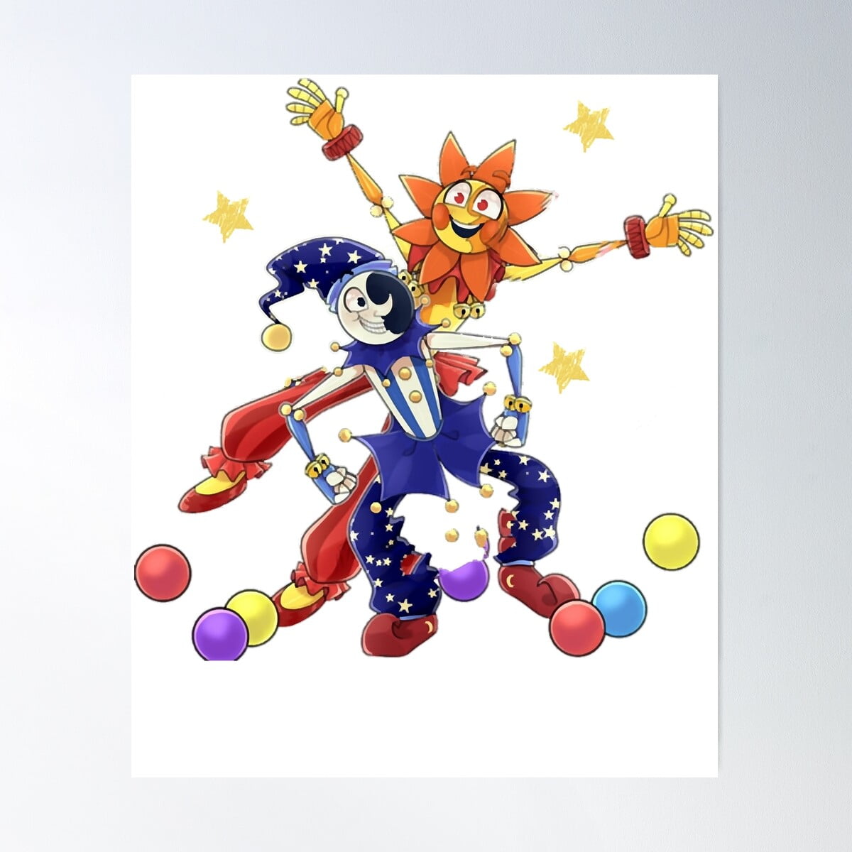 Sundrop And Moondrop 15 Poster Wall Art, Modern Wall Decor For Living ...