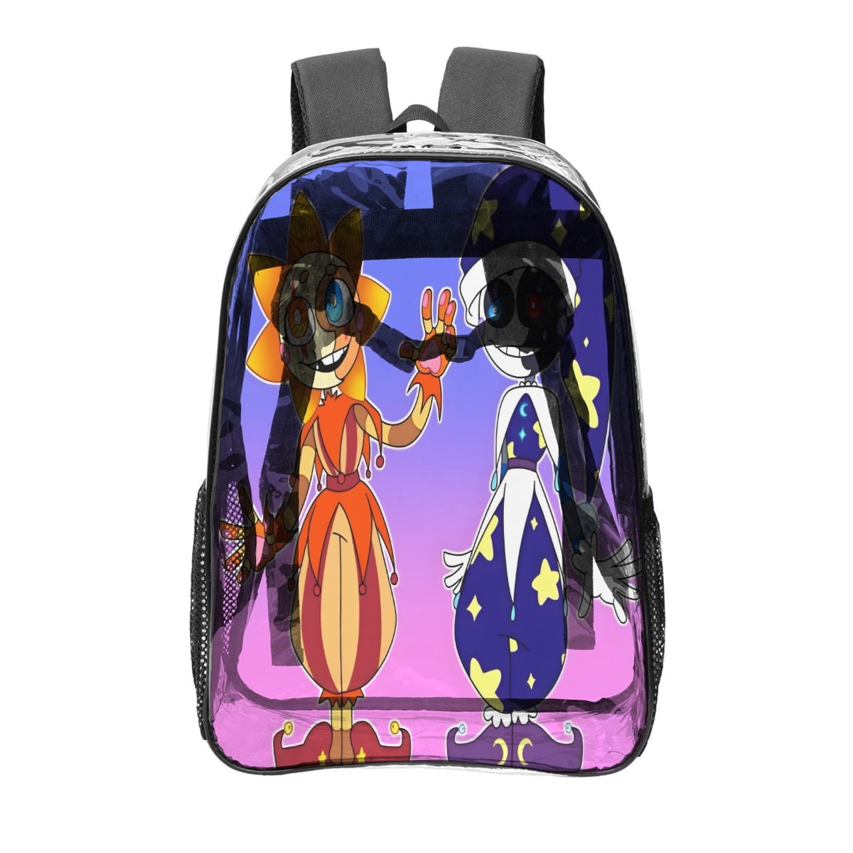Sundrop Boss Pattern Transparent Backpack Lightweight And fashionable ...