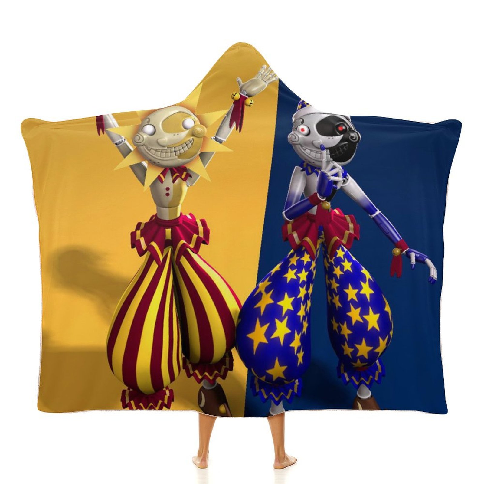 Sundrop Moondrop Blanket Wearable Cartoon Cosplay Hoodie Throw Blanket ...