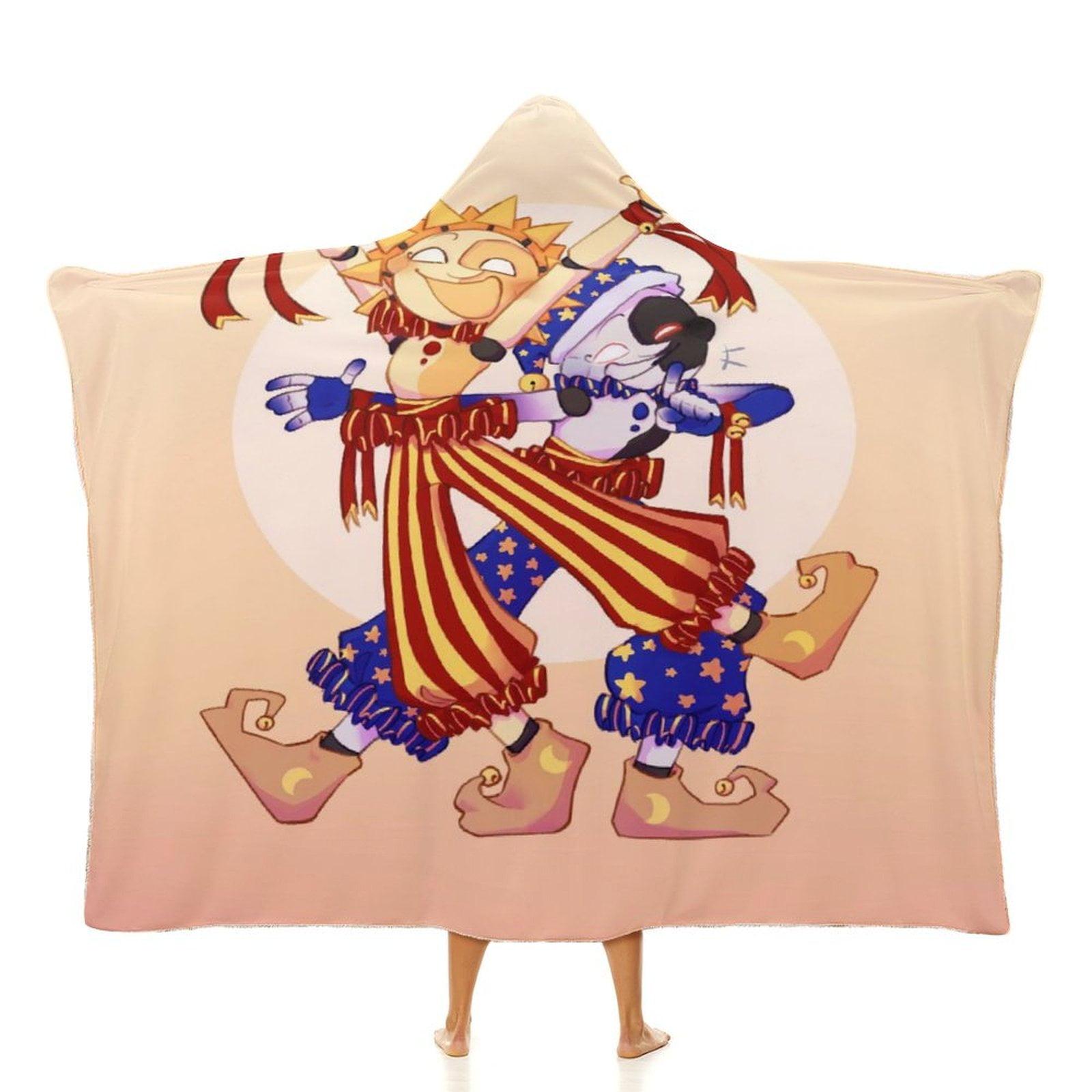 Sundrop Moondrop Blanket Wearable Cartoon Cosplay Hoodie Throw Blanket ...