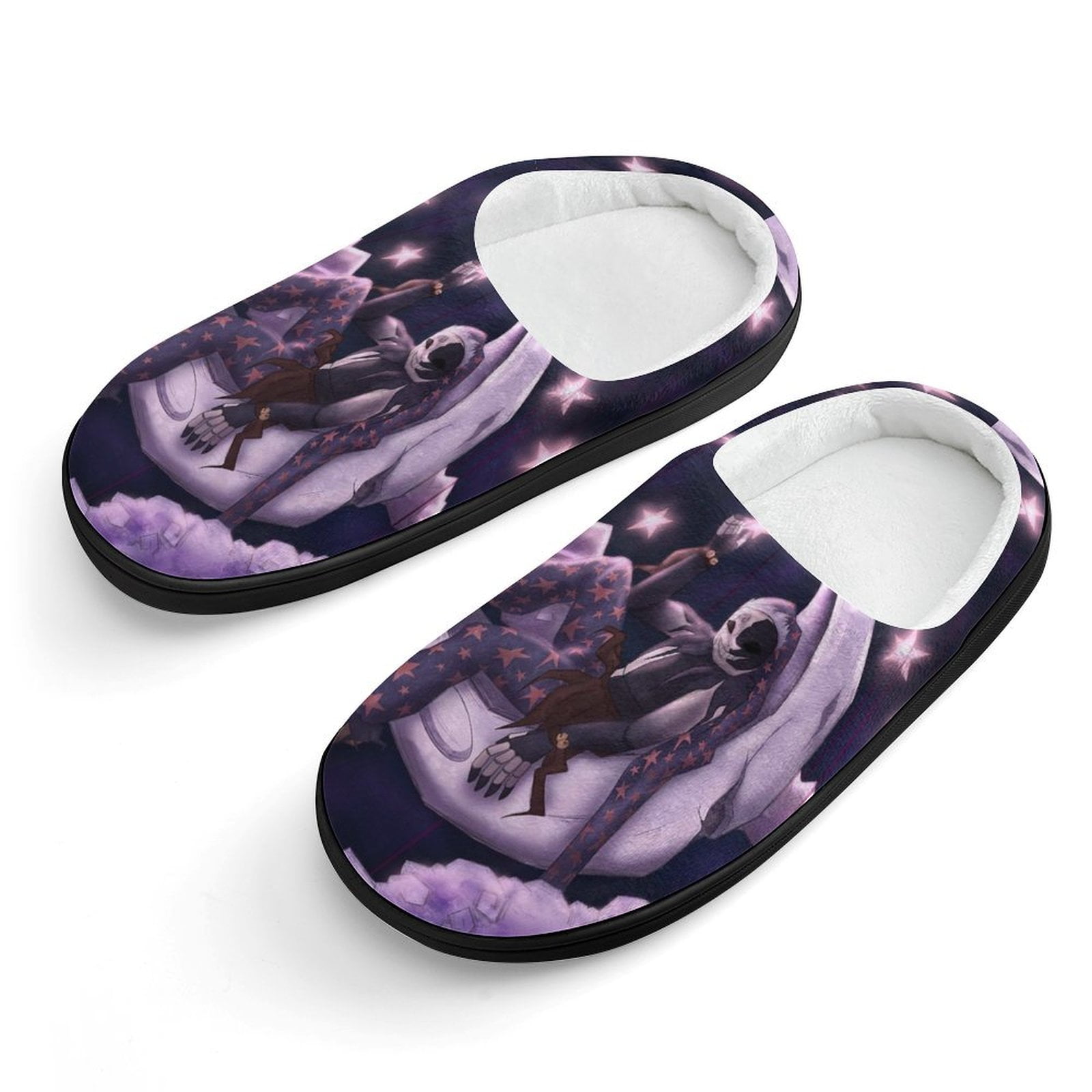 Sundrop Moondrop Moon Fluffy House Cotton Slippers Memory Foam Suede ...