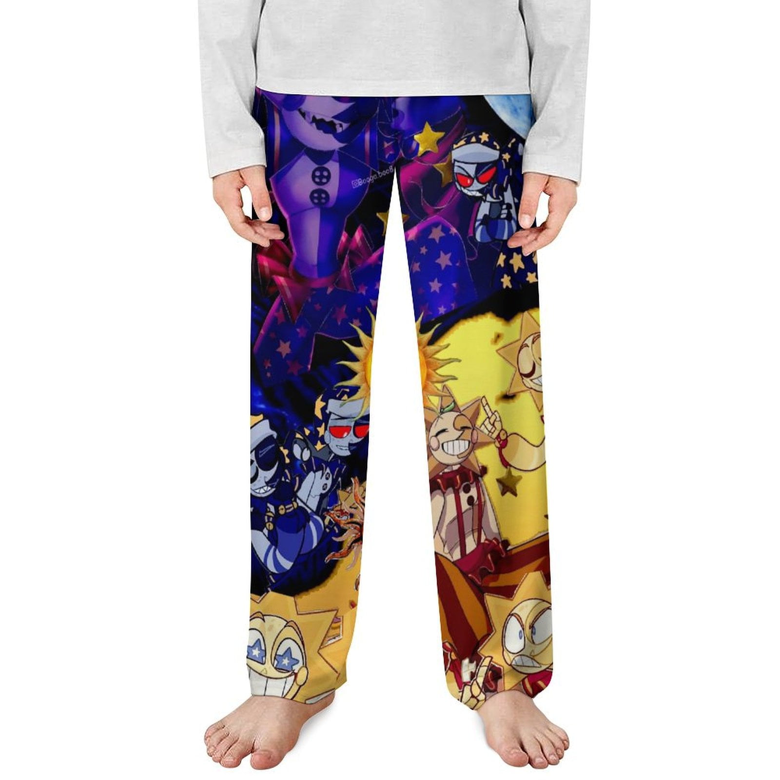 Sundrop Moondrop Pajama Pants for Kids Long Sleep Plaid Pants Soft ...