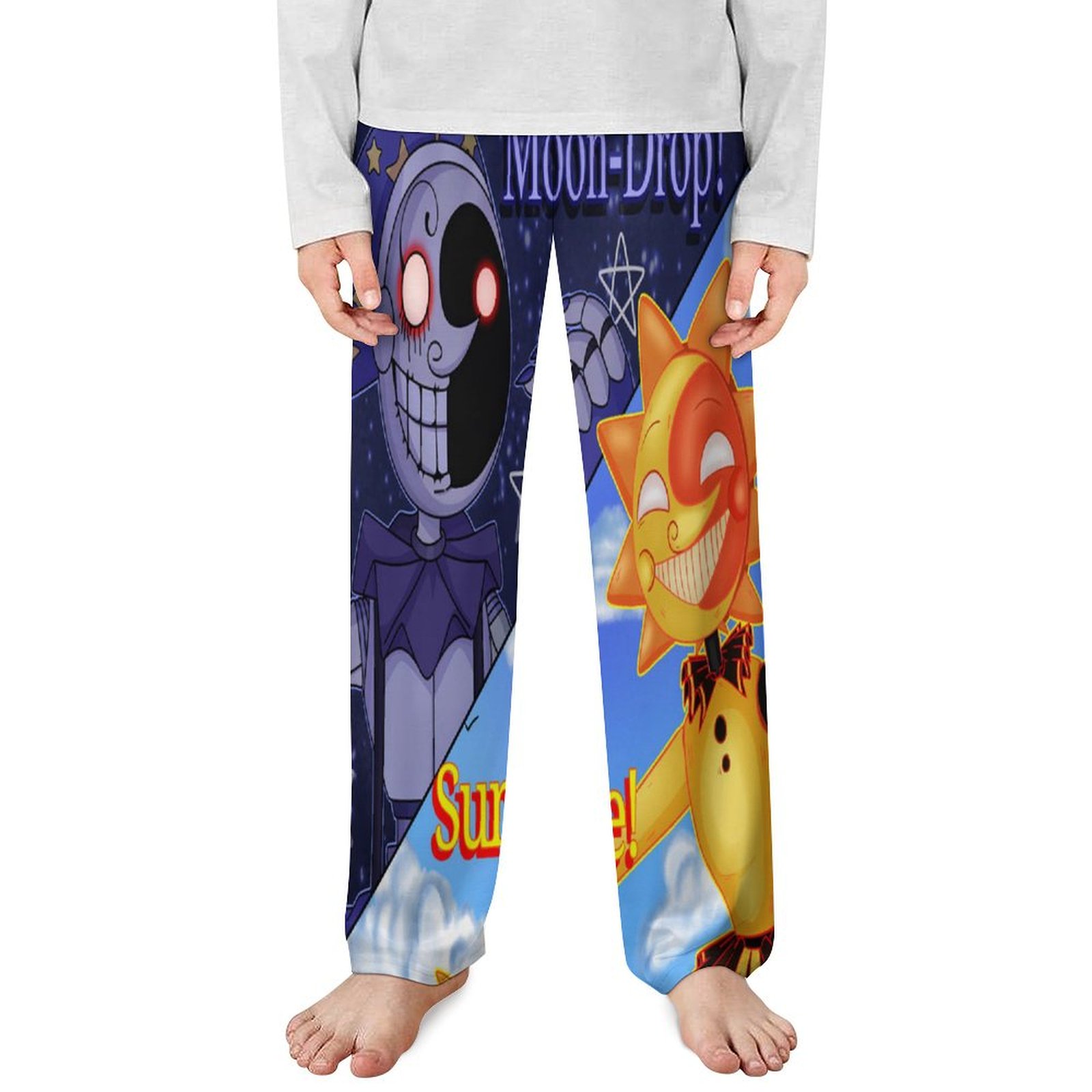 Sundrop Moondrop Pajama Pants for Kids Long Sleep Plaid Pants Soft ...