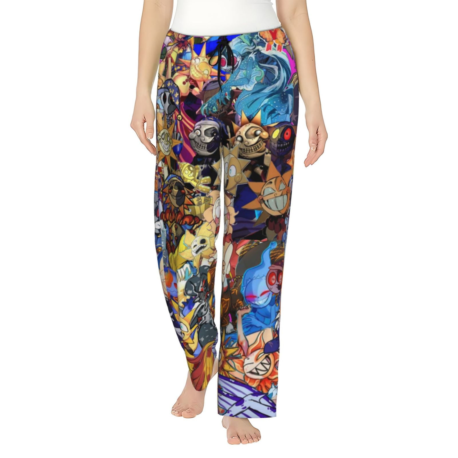 Sundrop Moondrop Pajama Pants for Women Cartoon Pajama Pants All Over ...