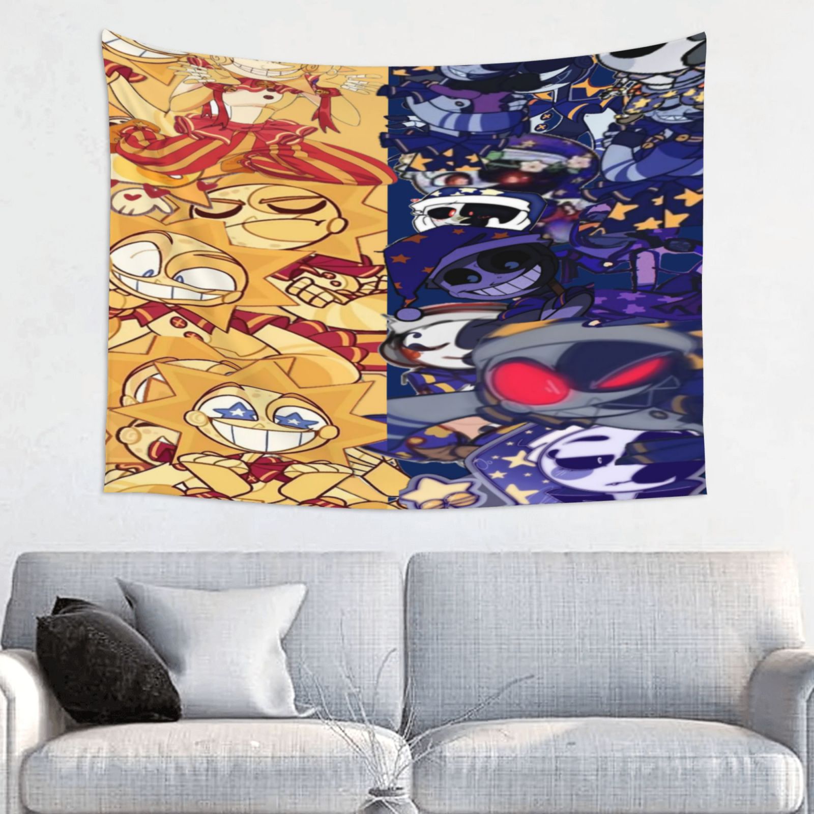 Sundrop Moondrop Wall Tapestry Cartoon Poster for Bedroom Aesthetics ...