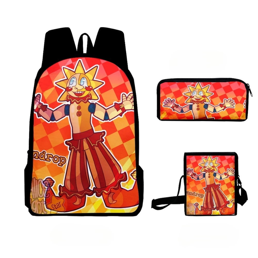 Sundrop and Moondrop Backpack 3Pcs Set Sundrop 3D Figure Printed ...