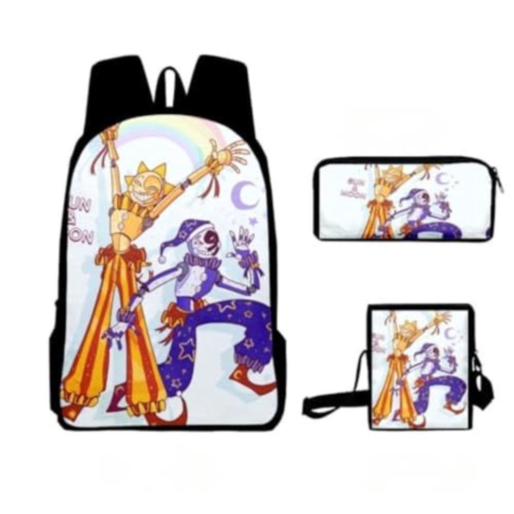 Sundrop and Moondrop Backpack 3Pcs Set Sundrop Moondrop 3D Figure ...