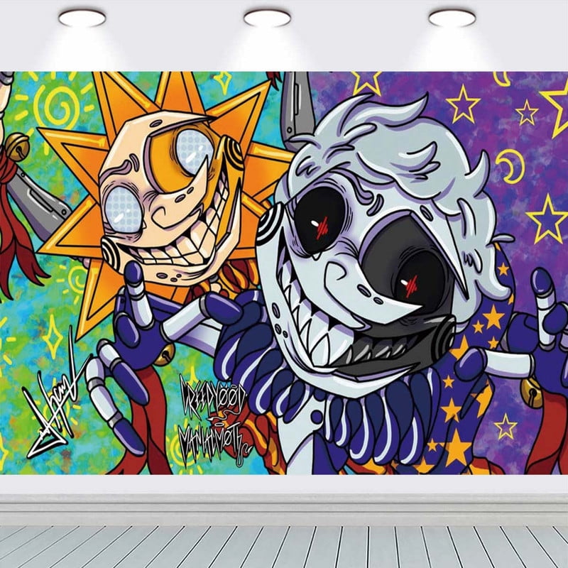 Sundrop and Moondrop Boss Birthday Party Supplies Banner Backdrop ...