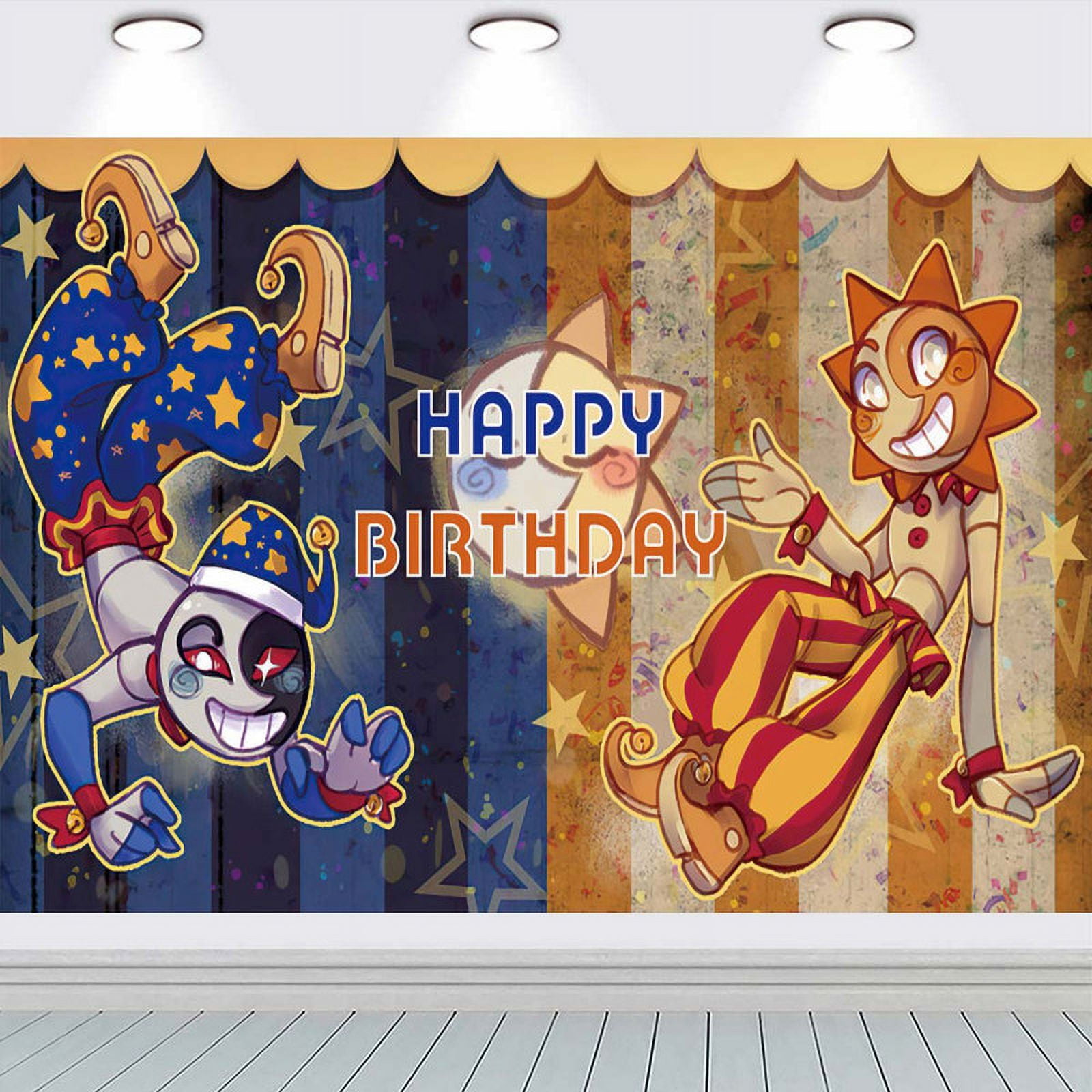 Sundrop and Moondrop Boss Fight Taspestry Wall Decor Birthday Banner ...