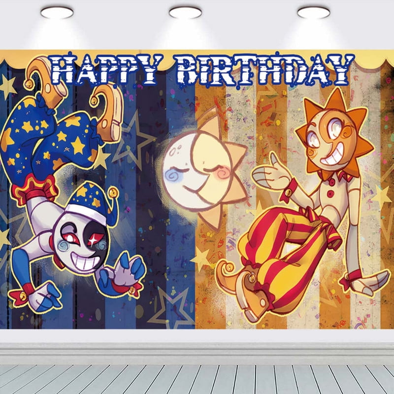 Sundrop and Moondrop Boss Fight Taspestry Wall Decor Party Supplies ...