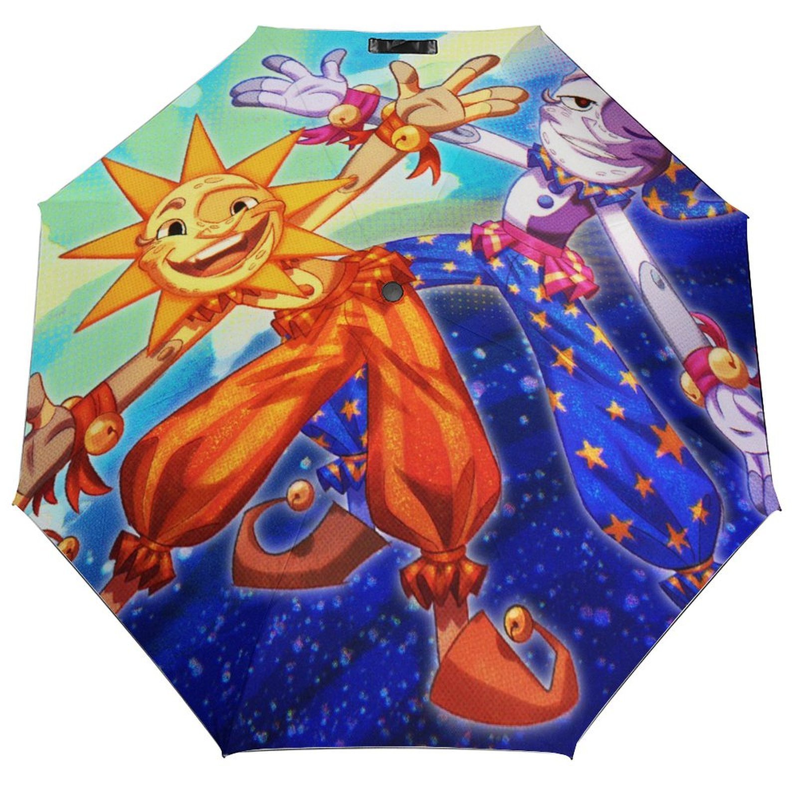 Sundrop and Moondrop Boss Fight-theme 3 Fold Auto Umbrella sunshade for ...