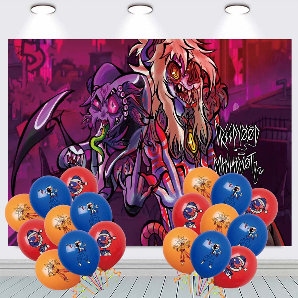 Sundrop and Moondrop Boss Party Decorations Backdrop Banner Balloons ...