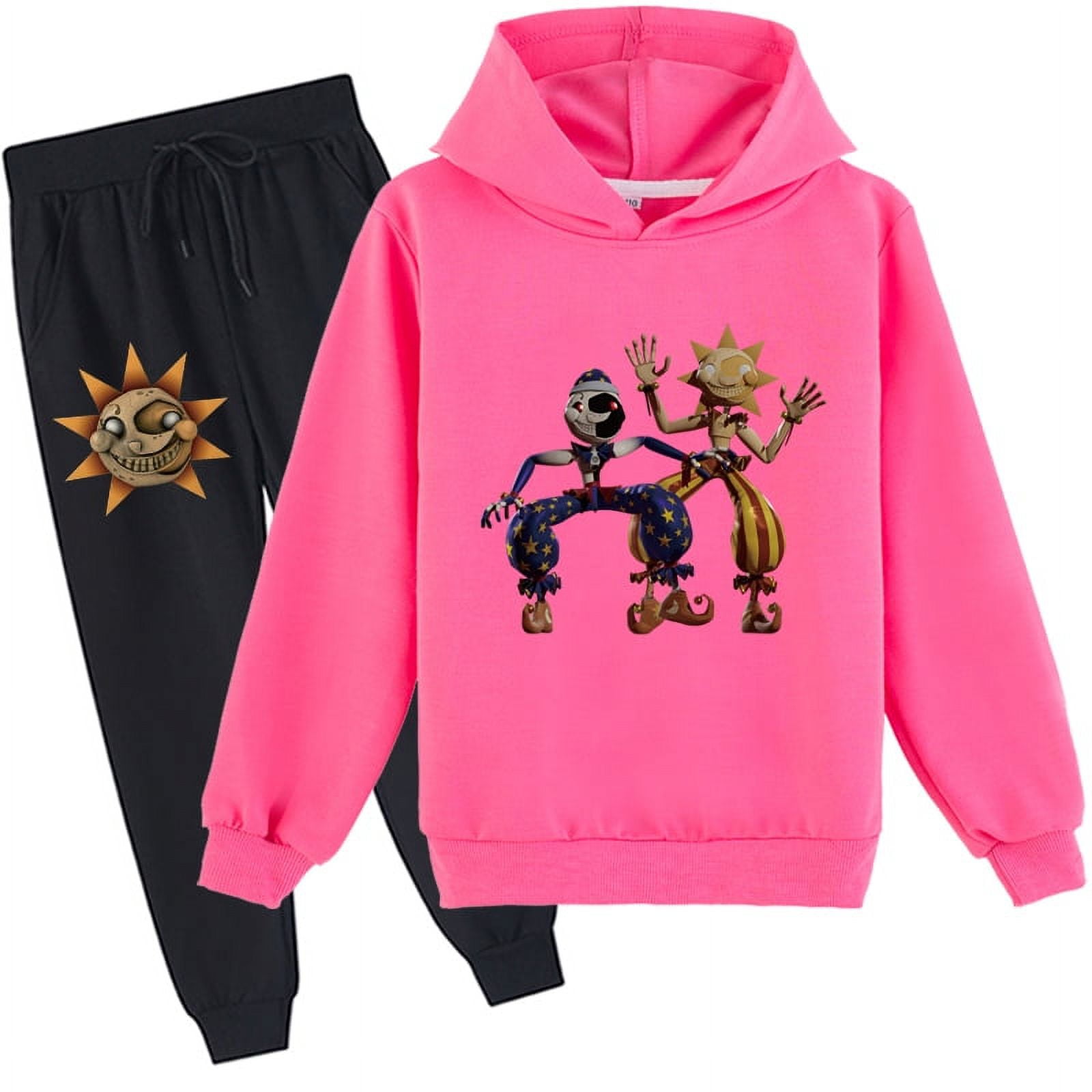 Sundrop and Moondrop Hoodies with Jogger Pants Set Graphic Sweatsuit ...