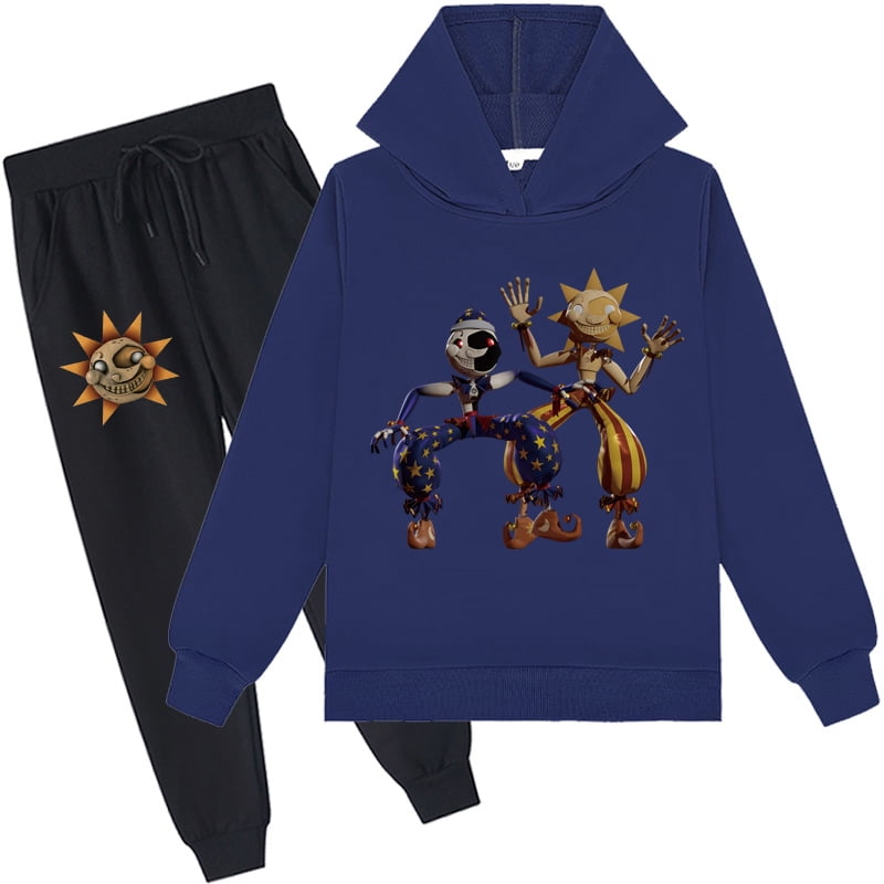 Sundrop and Moondrop Hoodies with Jogger Pants Set Graphic Sweatsuit ...