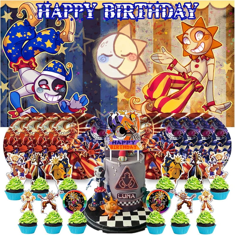 Sundrop boss Birthday Supplies Plates Decorations Decor Backdrop Banner ...