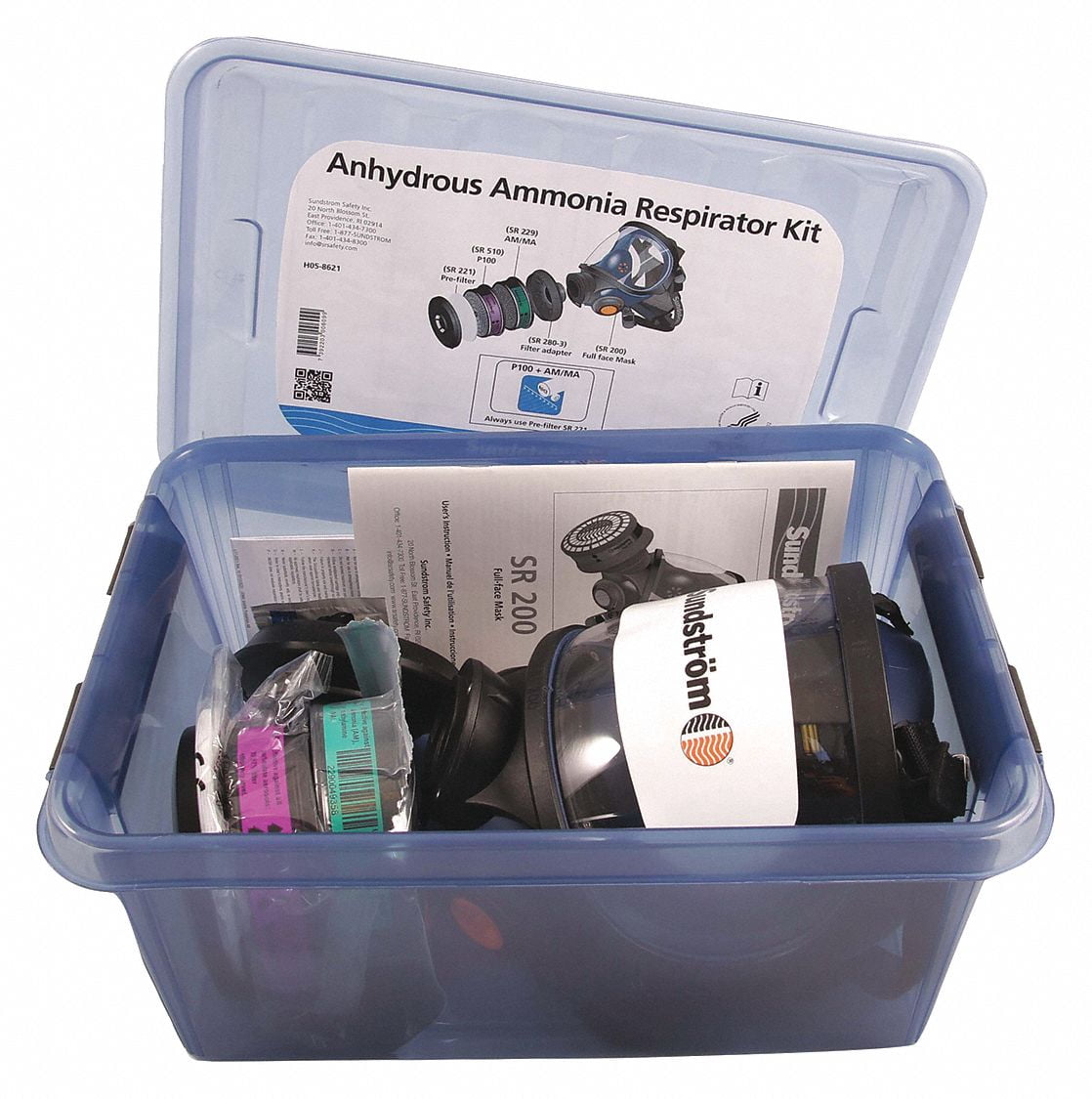 Sundstrom Safety Full Face Respirator Kit,M H05-8621 - Walmart.com