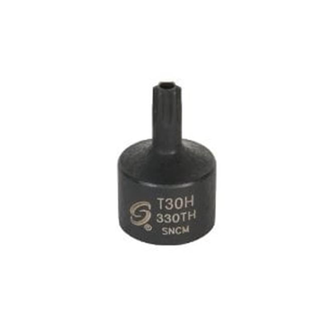 Sunex 330TH 3/8" Dr. T30h Stubby Tamperprf Internal Star Impact Socket ...