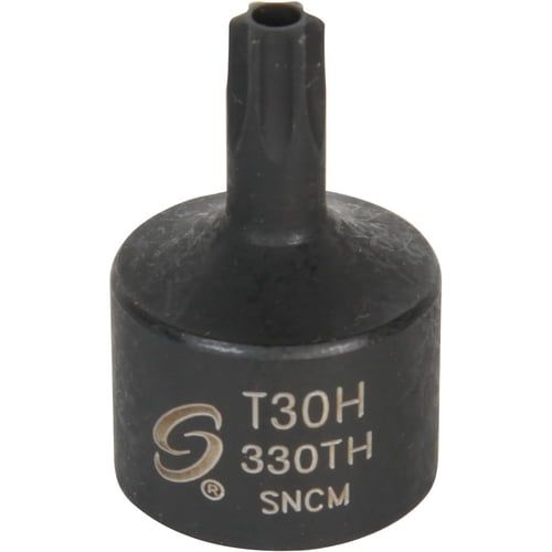 Sunex 330TH 3/8" Dr. T30h Stubby Tamperprf Internal Star Impact Socket ...