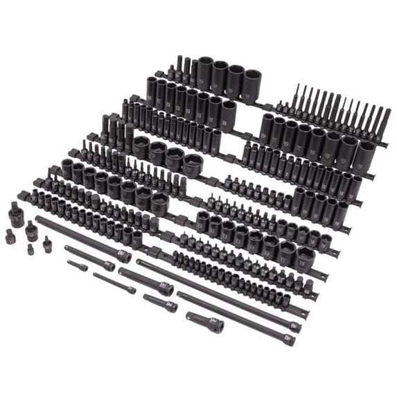 Sunex 10222 222 Piece Mixed Drive Master Impact Socket Set - Walmart.com