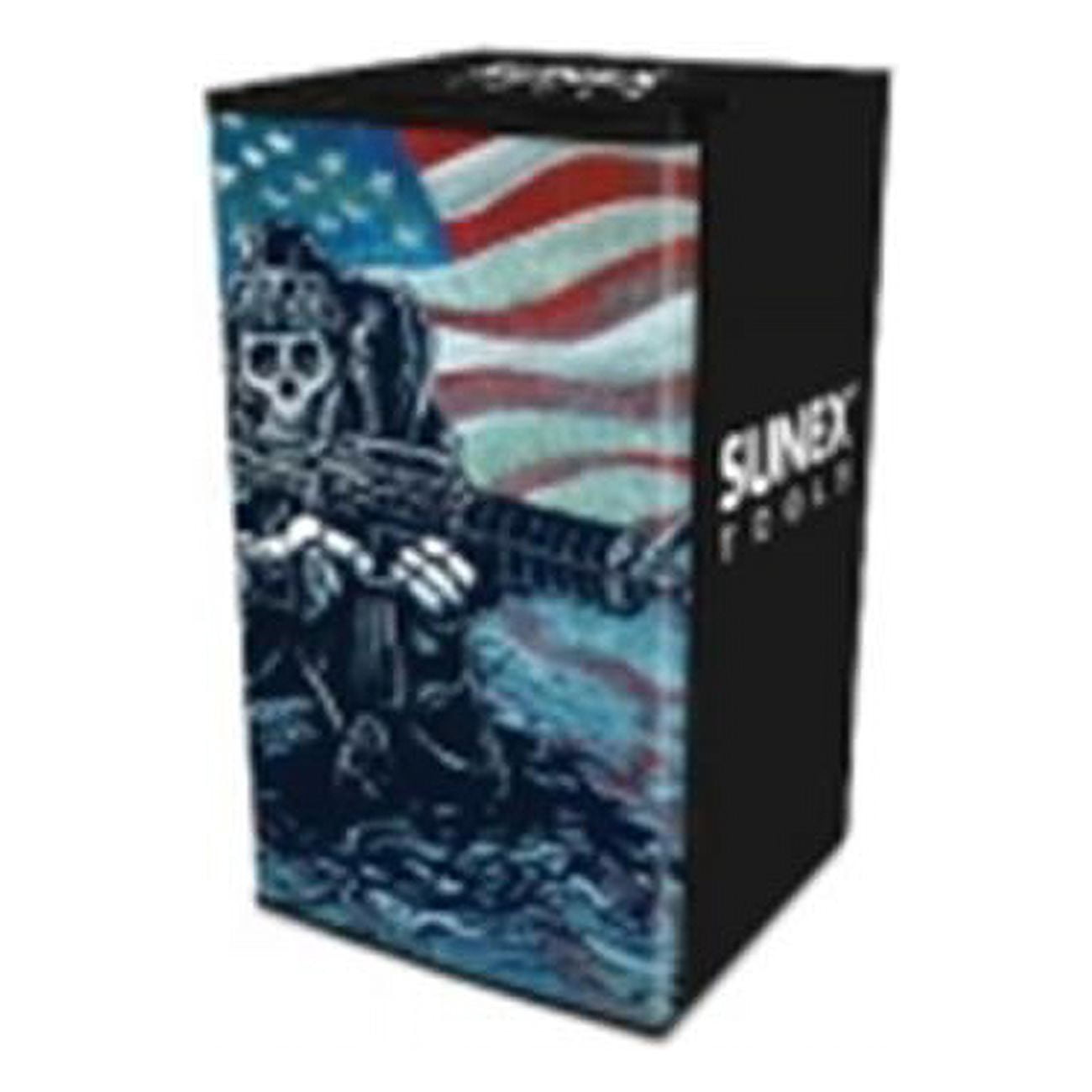 Sunex SUN32USASKULL 3.2 cu. ft. USA Skull Mini Refrigerator - Walmart.com