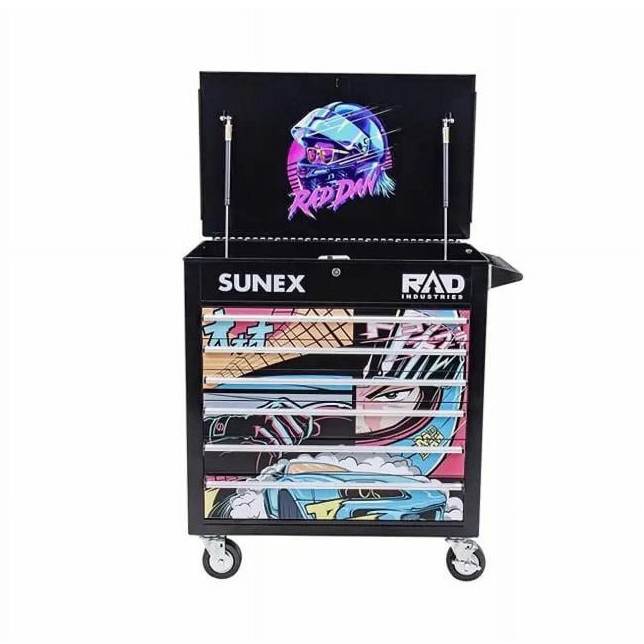 Sunex SUN8057RADDAN Premium Full Drawer Service Cart - Rad Dan ...