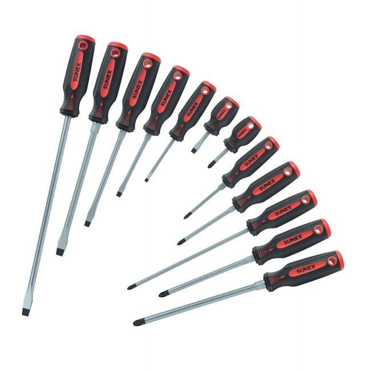 Sunex Tools 1112SS Combo Screwdriver Set, 12 Piece - Walmart.com