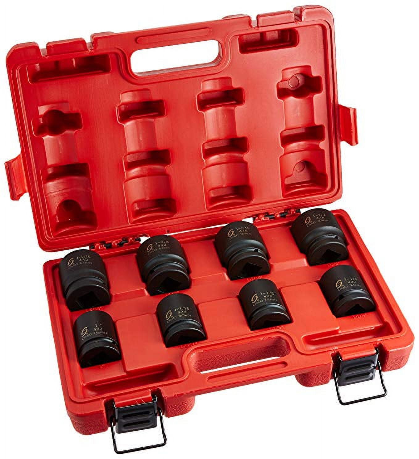 Sunex Tools 4681 - 3/4" Drive SAE Deep Impact Socket Set - Walmart.com
