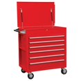Sunex Tools B1110095 34.05 x 20 x 39.05 in. 6 Drawer Red Tool Cabinet ...