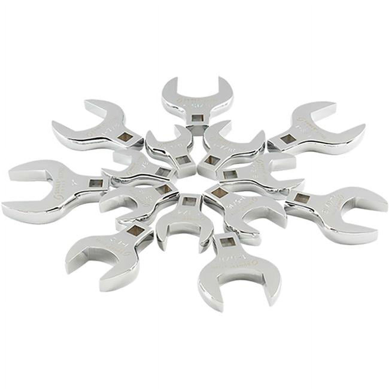 Sunex Tools SUU-9721A 0.5 in. Drive Jumbo SAE Crowfoot Wrench Set - 14 ...