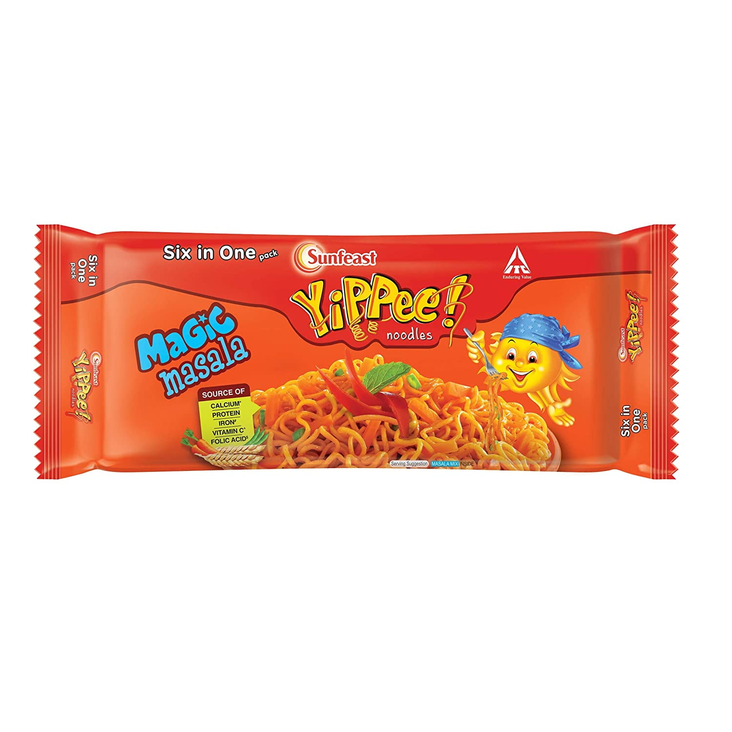 Sunfeast Yippee Noodles - Magic Masala, 240g Pack - Walmart.com