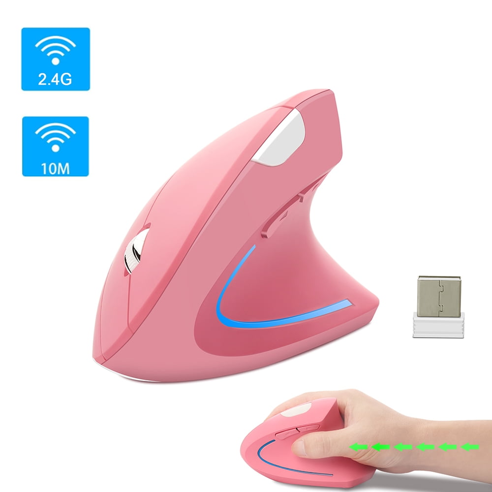 Sunffice 2.4G Wireless Vertical Mouse, Right Handed Ergonomic Mouse ...