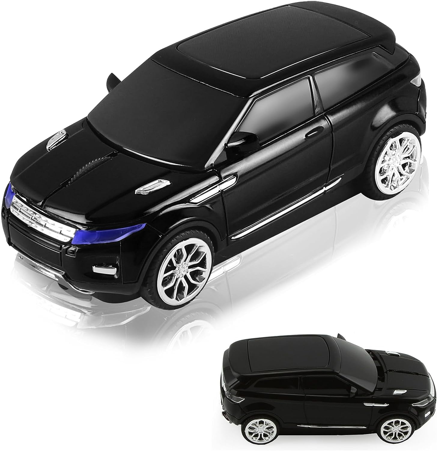 Sunffice Wireless Mouse, Cool Car-Shape Wireless Mouse with LED ...