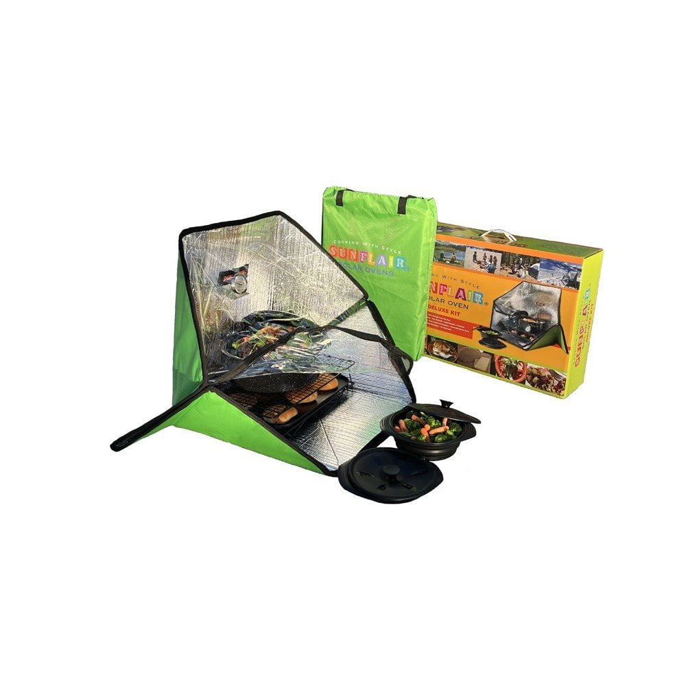 Sunflair Deluxe Green Solar Oven Cooker Kit - Walmart.com