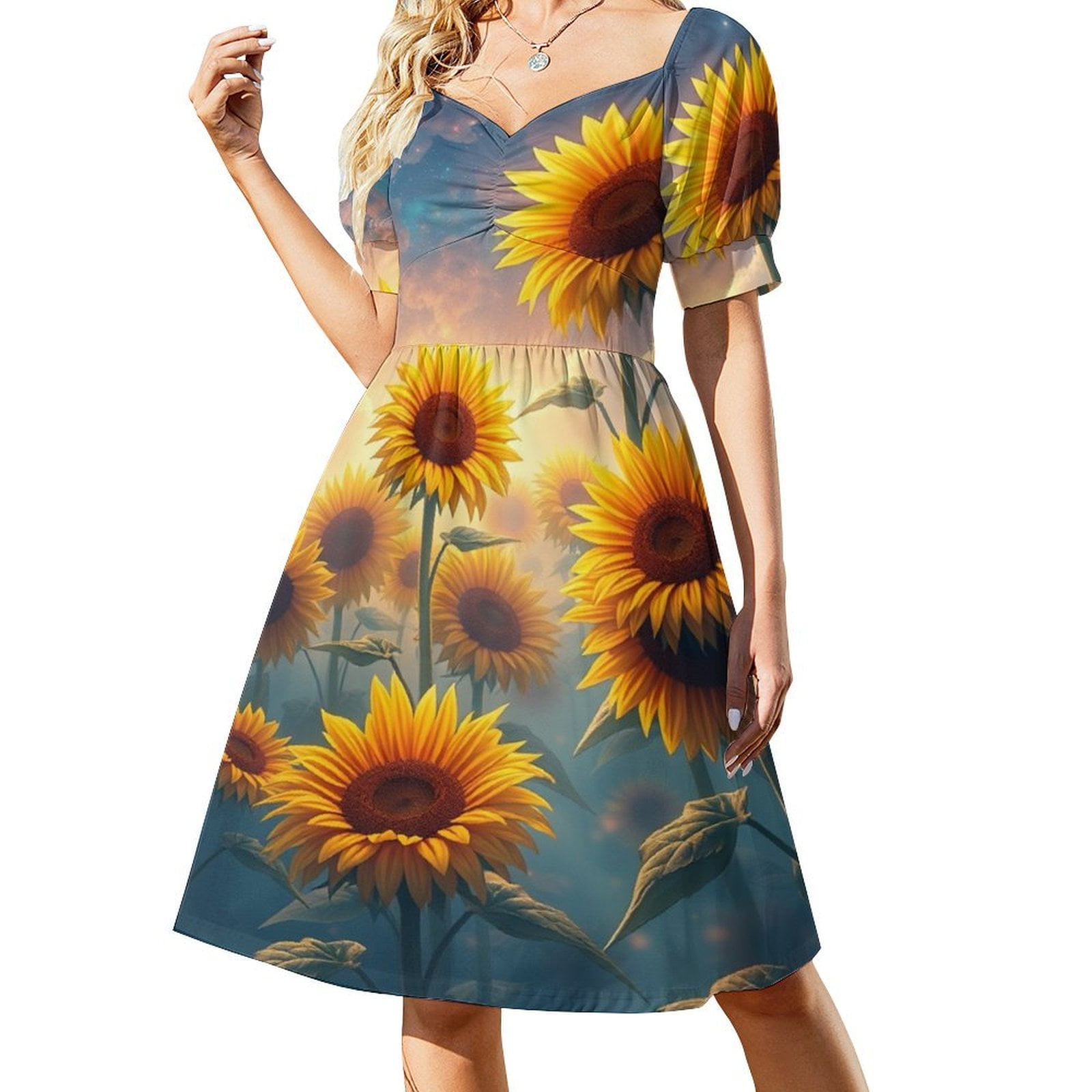 Sunflower 2025 Dress Evening Elegant And Chic Women for Outfits Beach ...