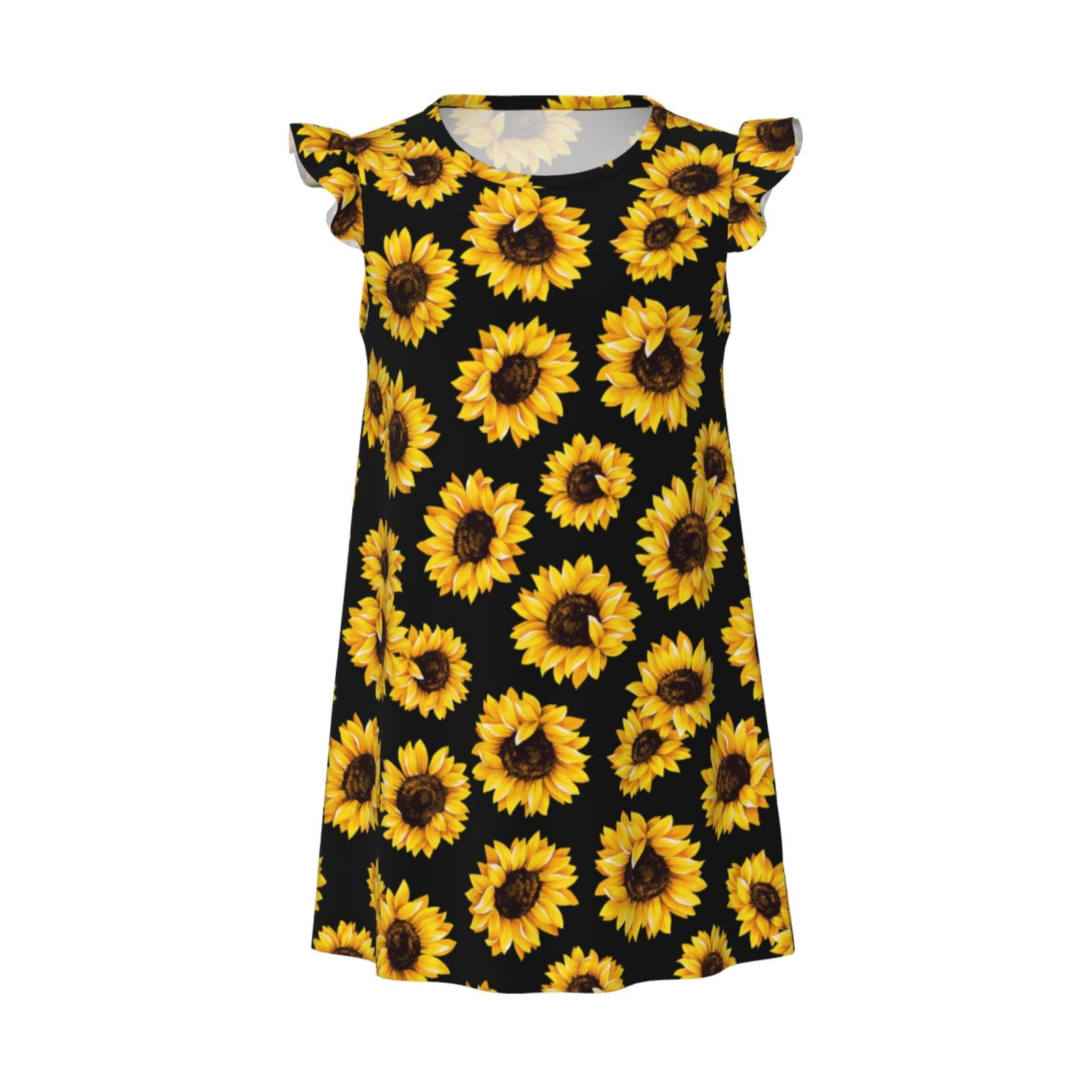 Sunflower 6 Girls Nightgowns, Short Sleeves Princess Dress, Girls ...