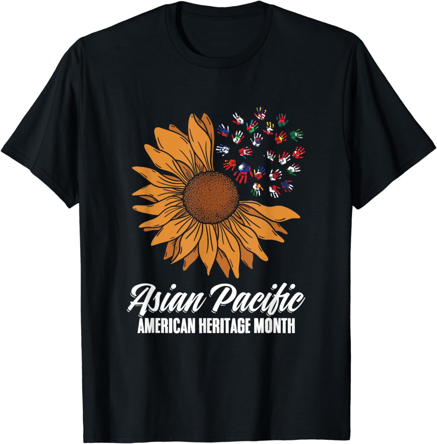 Sunflower Asian American Pacific Islander Heritage Month T-Shirt ...