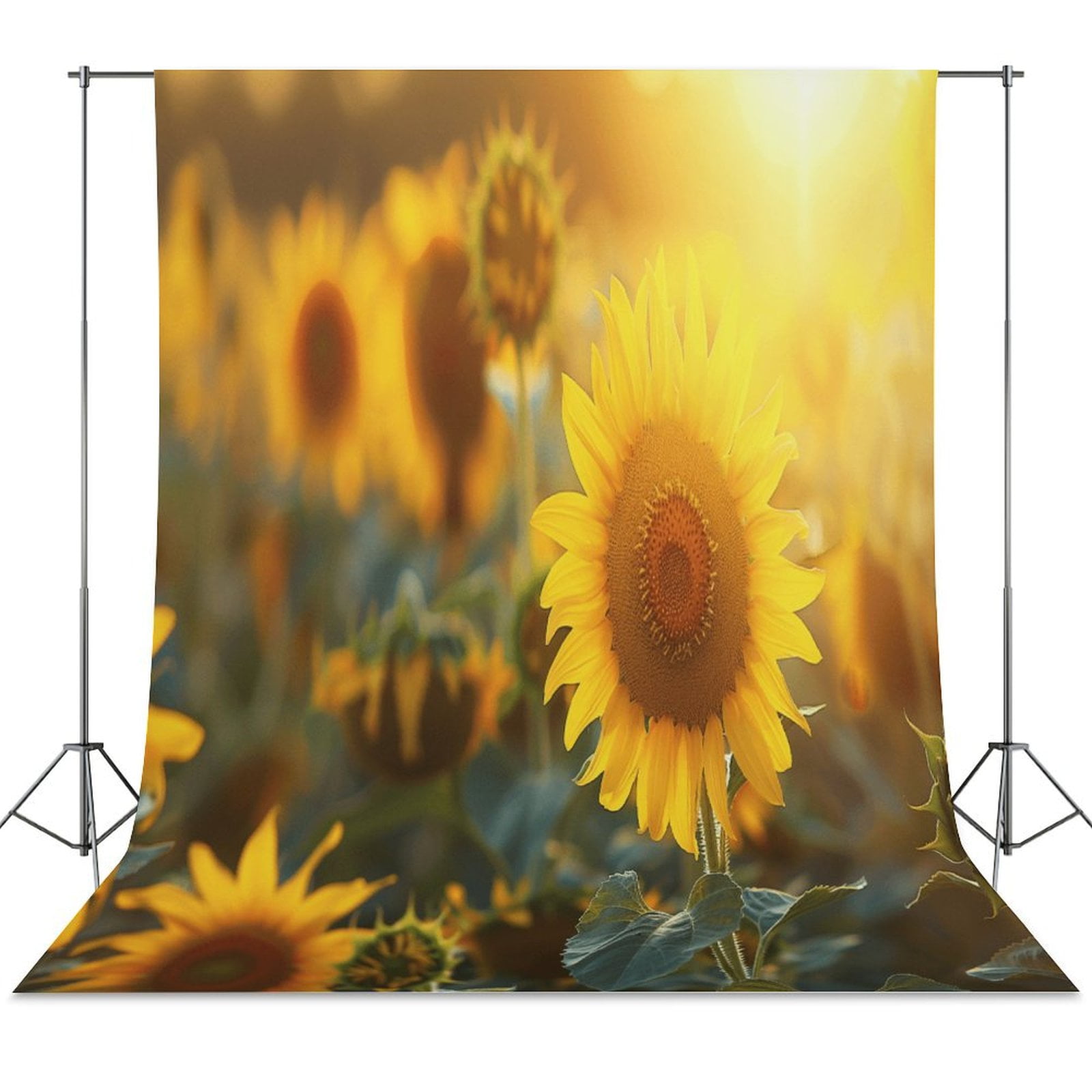 Sunflower Backdrop Background for Photography Photo Booth Backdrop for ...