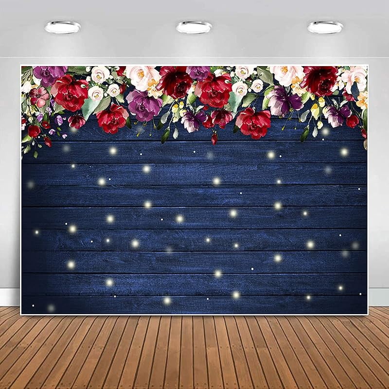 Sunflower Backdrop for Photography Rustic Brown Wood Sunflower Baby ...