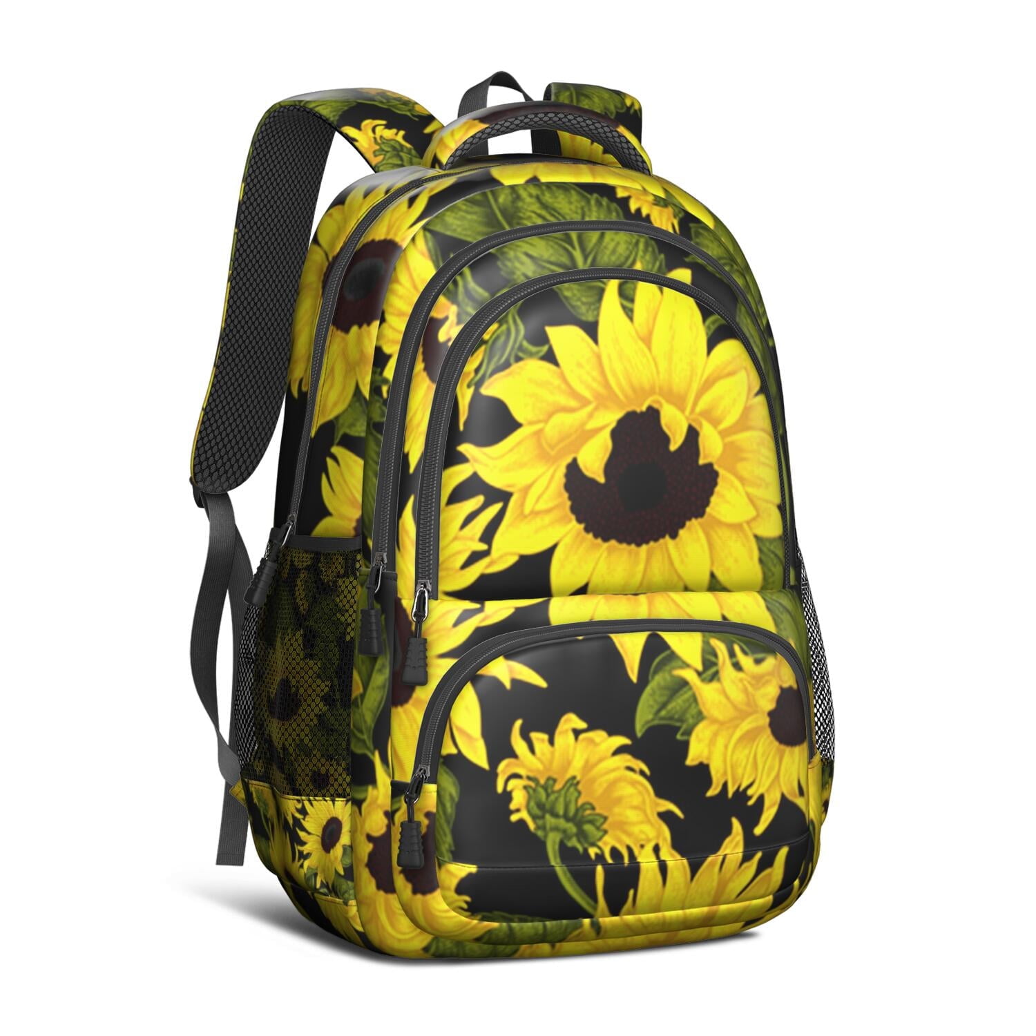 Sunflower Backpack for School,Cute School Bag,Schoolbag with Adjustable ...